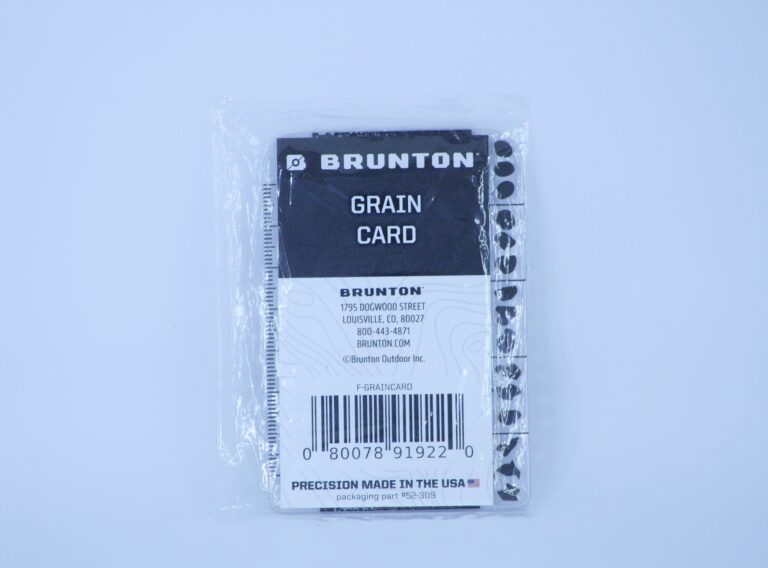 Brunton Granulometric Scale Grain Size Card – Minex Products