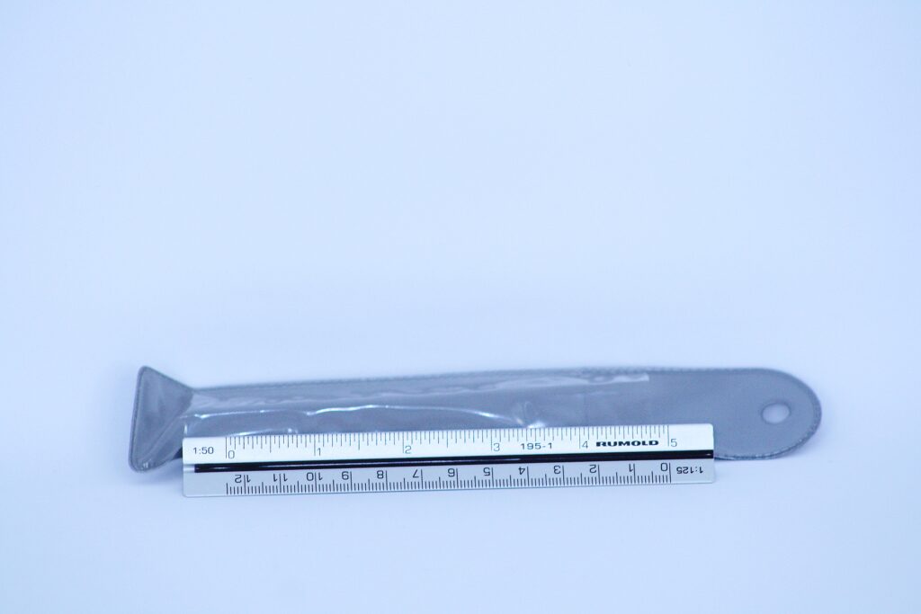 Rumold Three-Sided Architect’s Scale Ruler 10 cm – Minex Products