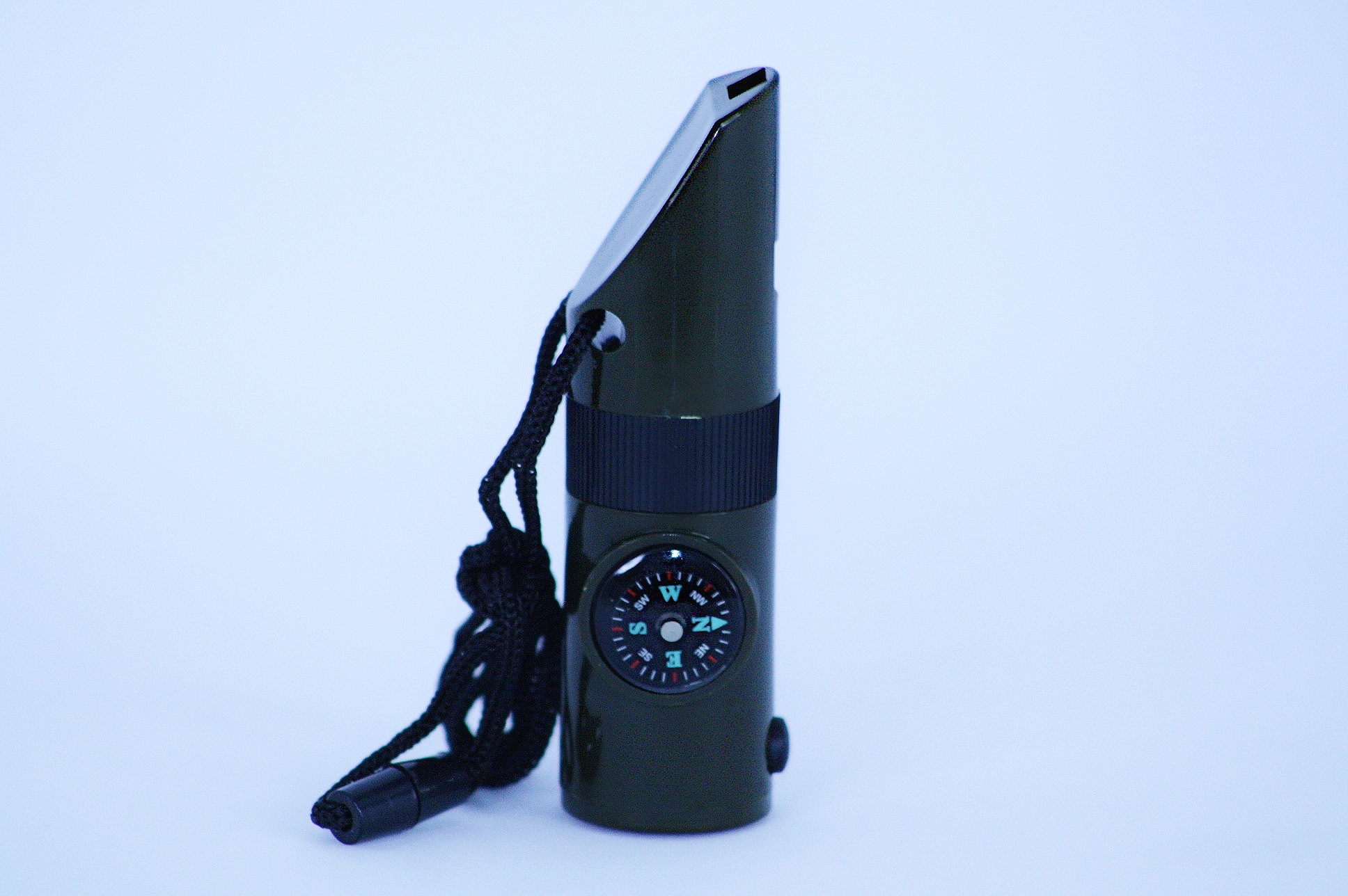 3-in-1 Survival Flashlight with Whistle and Compass – Minex Products