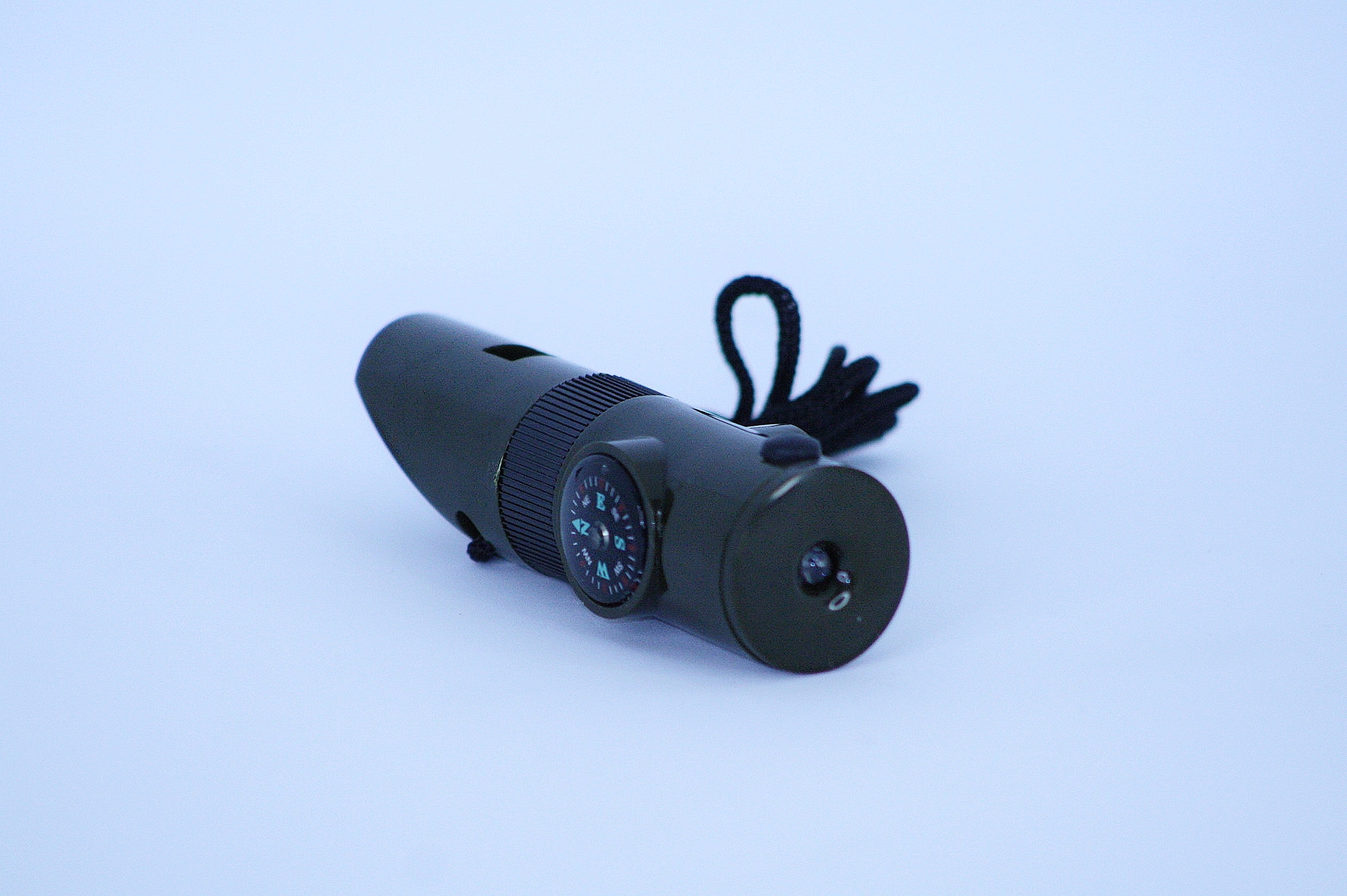 3-in-1 Survival Flashlight with Whistle and Compass – Minex Products